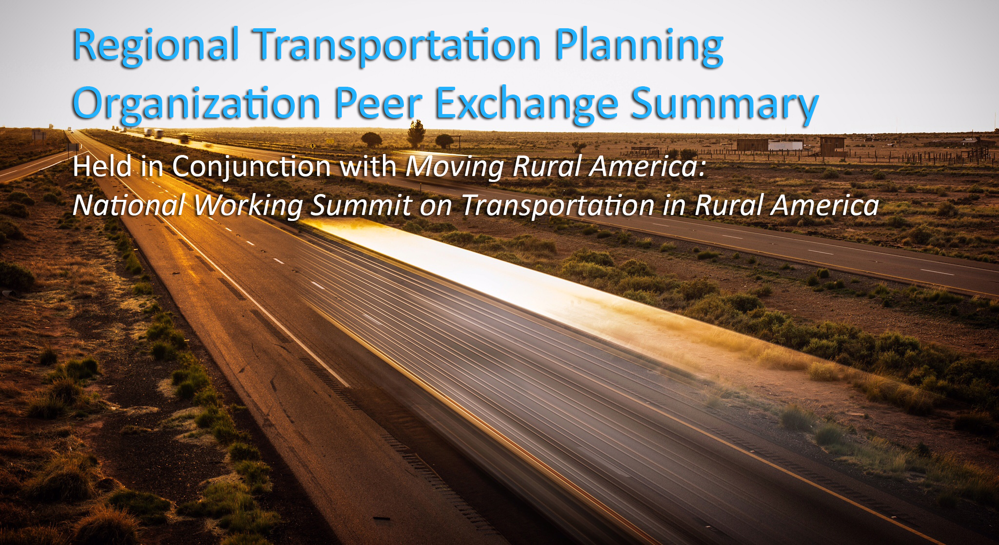 RTPO Peer Exchange Summary