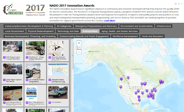 Explore the 2017 NADO Innovation Awards Story Map